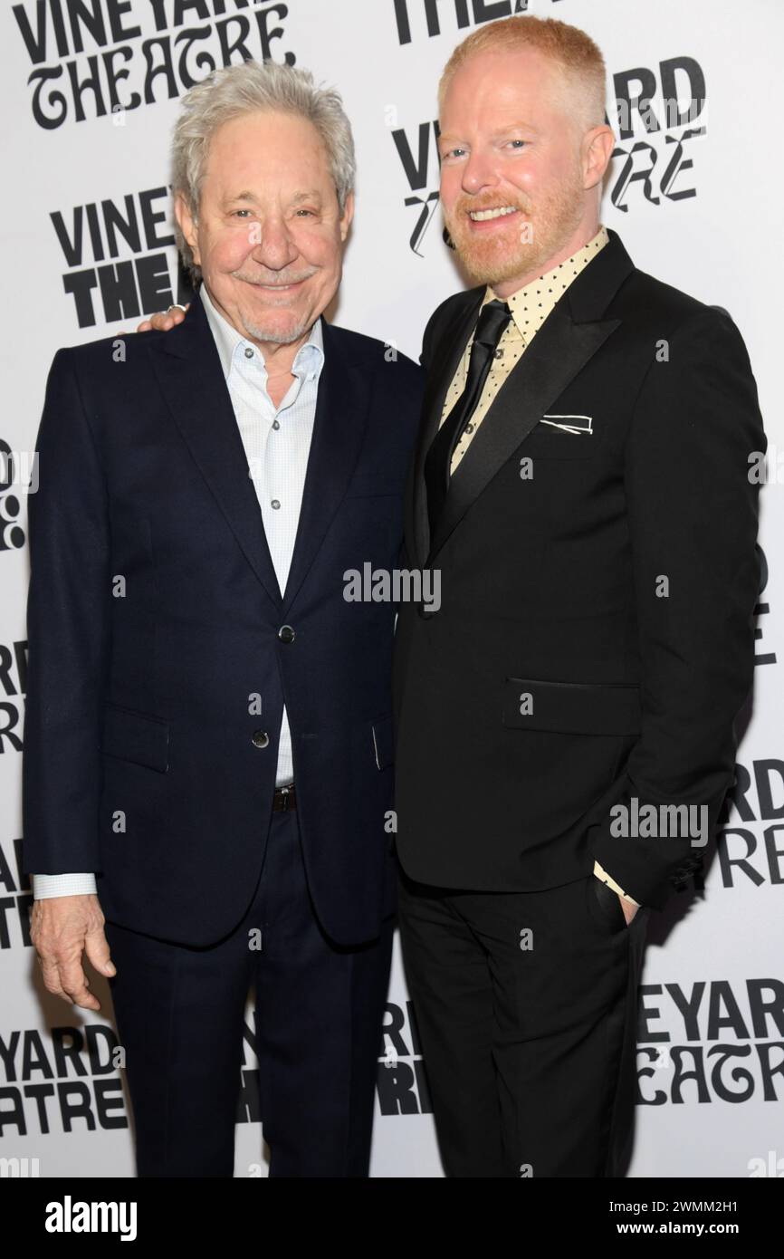 New York, USA. 26th Feb, 2024. Jeff Richman and Jesse Tyler Ferguson ...