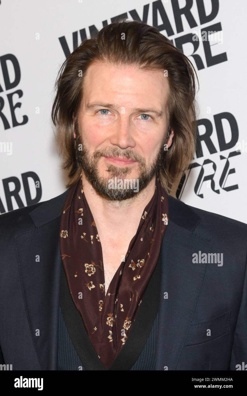 New York, USA. 26th Feb, 2024. Bill Heck attending the Vineyard Theatre ...