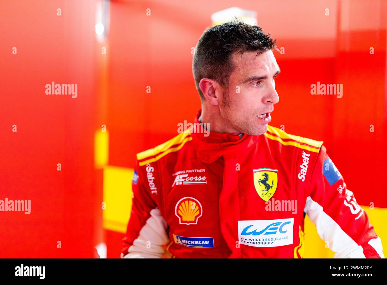 PIER GUIDI Alessandro (ita), Ferrari AF Corse, Ferrari 499P, portrait ...