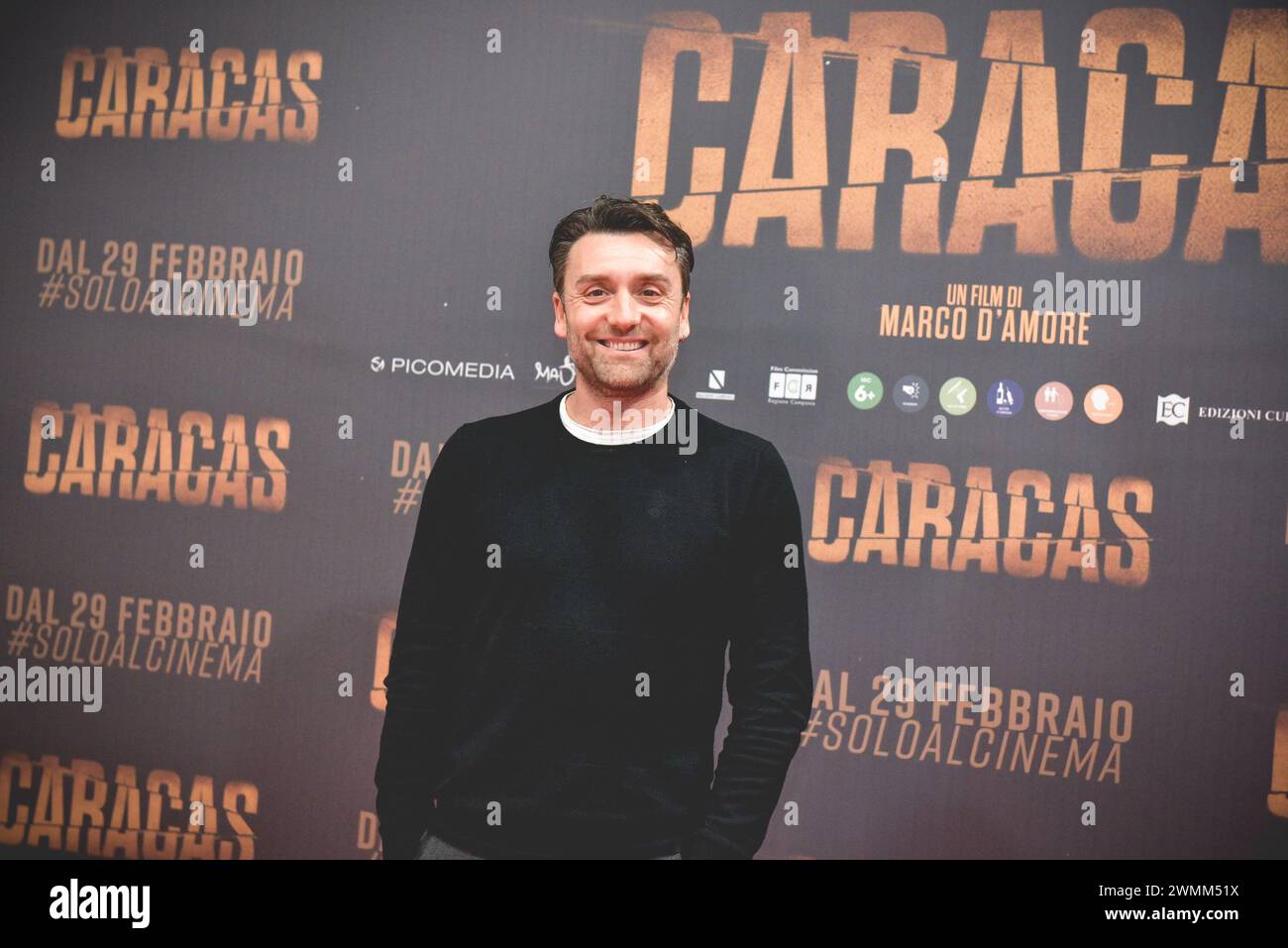 Naples, Italy. 26th Feb, 2024. The actor Ciro Esposito during the ...