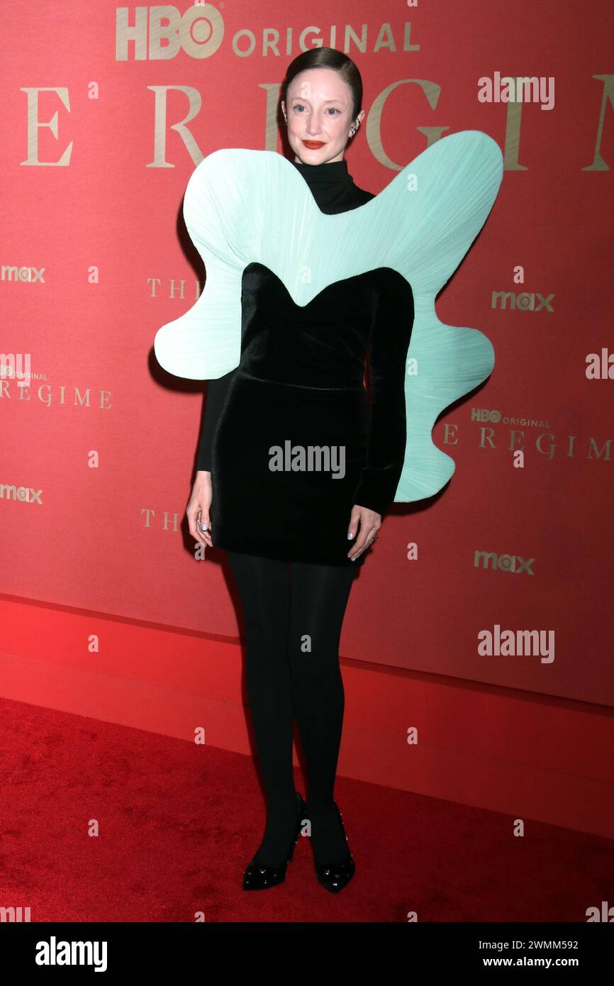 New York, NY, USA. 26th Feb, 2024. Andrea Riseborough at HBO's "The ...