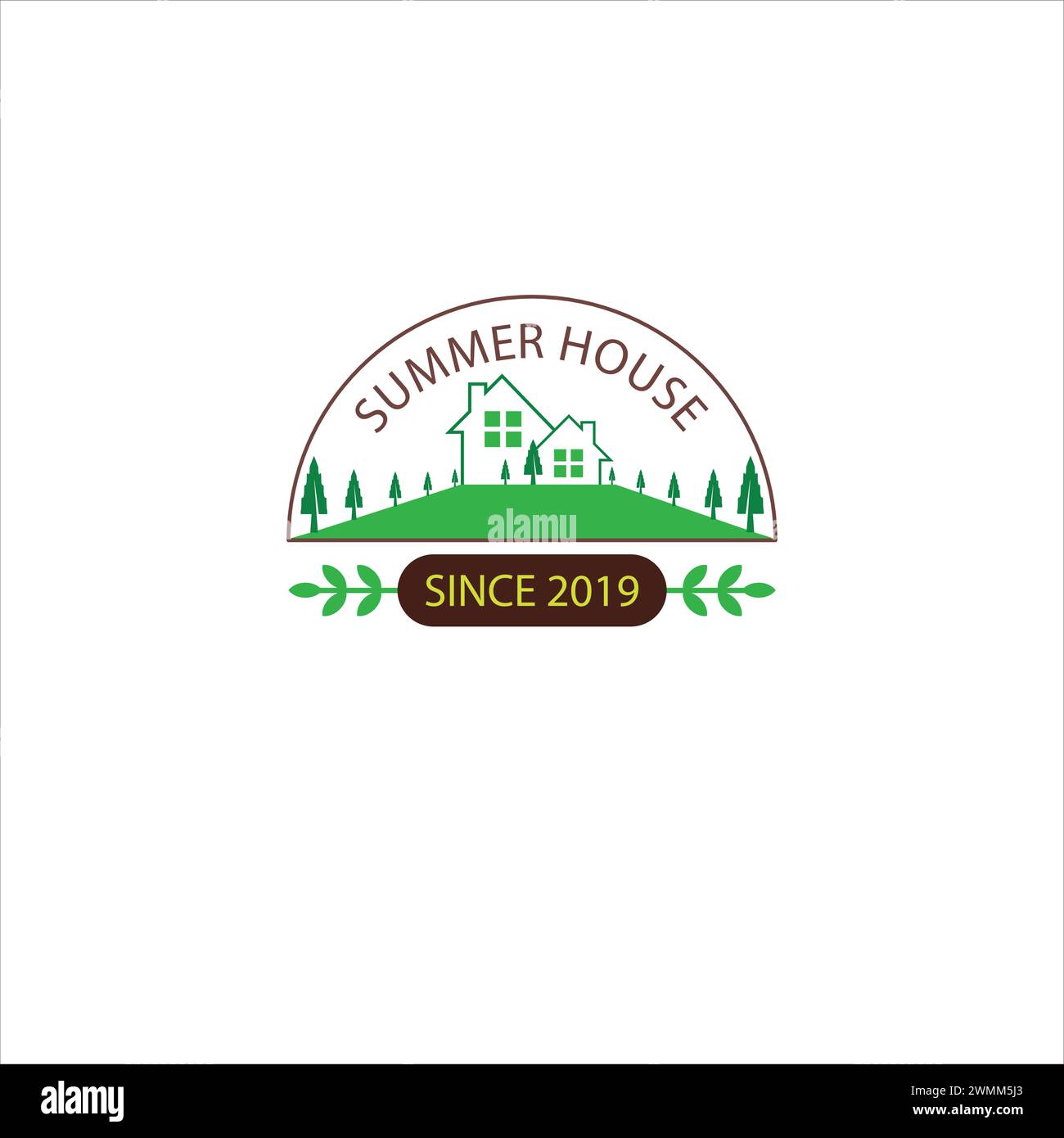 Summer House logo design and concept Stock Vector Image & Art - Alamy