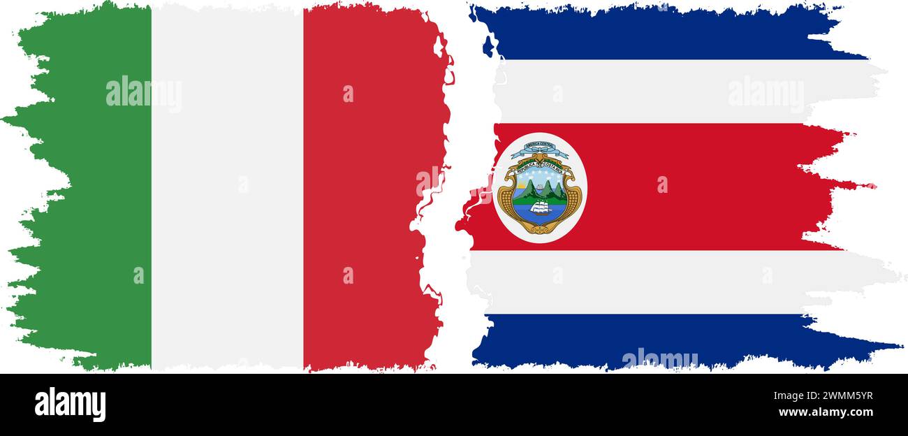 Costa rica italy flag hi-res stock photography and images - Alamy
