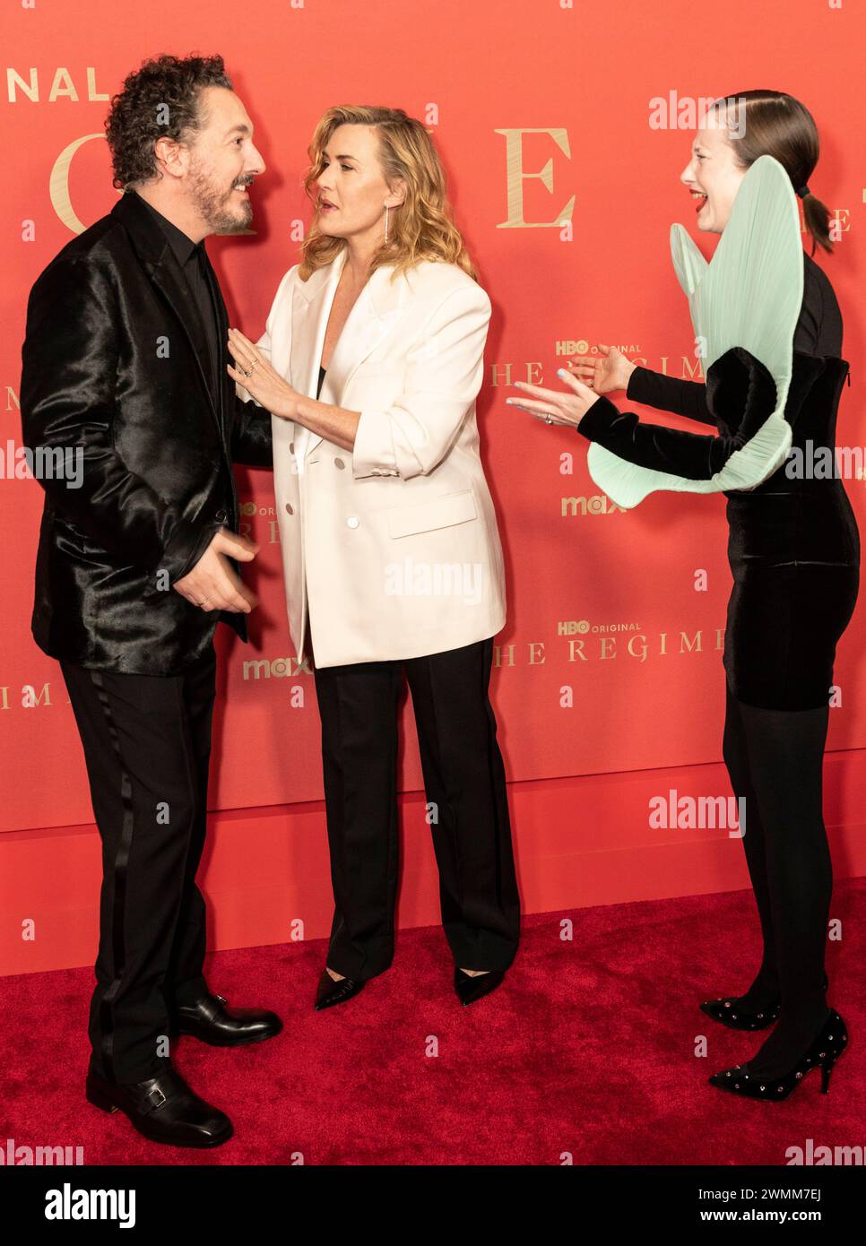 Guillaume Gallienne, Kate Winslet and Andrea Riseborough attend ...