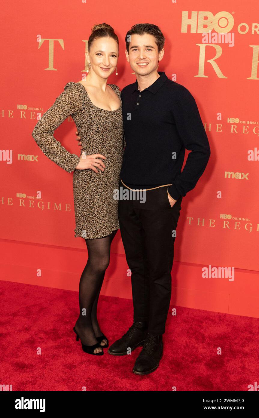 New York, USA. 26th Feb, 2024. Lane Slattery and Luke Slattery attend ...