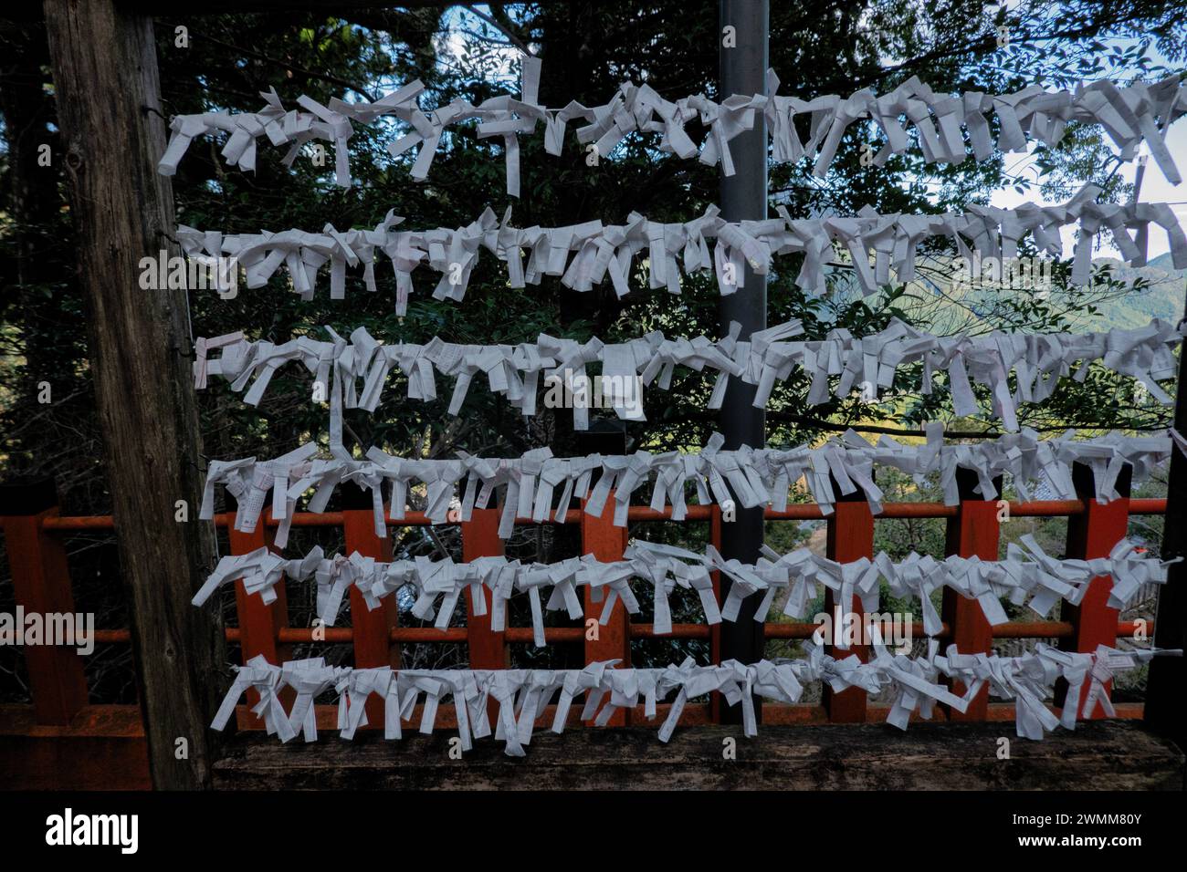 Origami at Kumano Nachi Taisha Shrine, Nachisan, Wakayama, Japan Stock ...