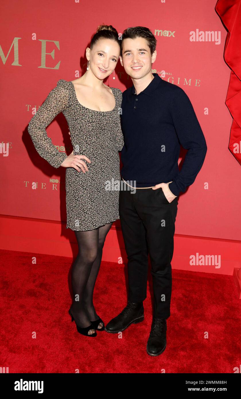 February 26, 2024, New York, New York, USA: LANE SLATTERY and LUKE ...