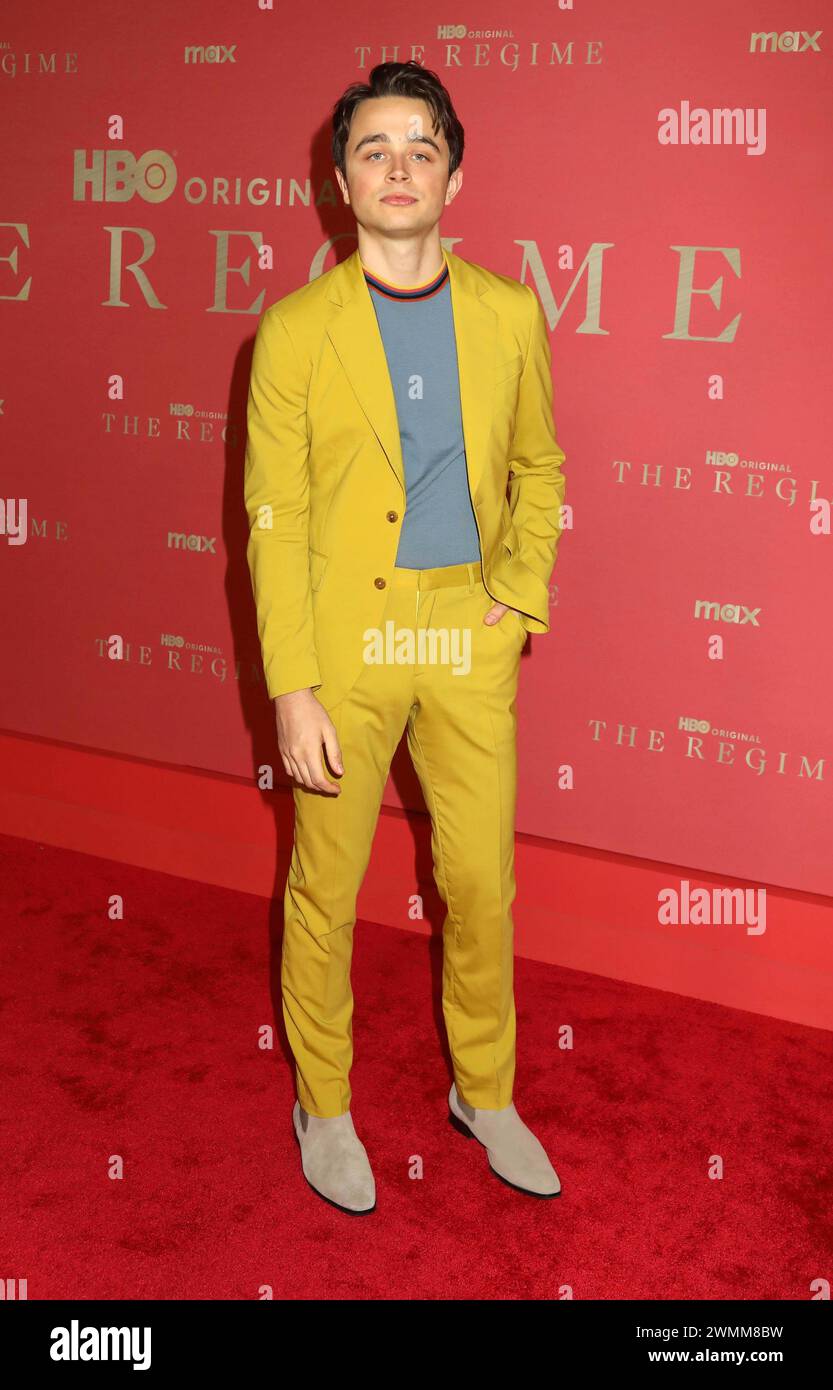 February 26, 2024, New York, New York, USA: Actor BEN AHLERS seen at ...