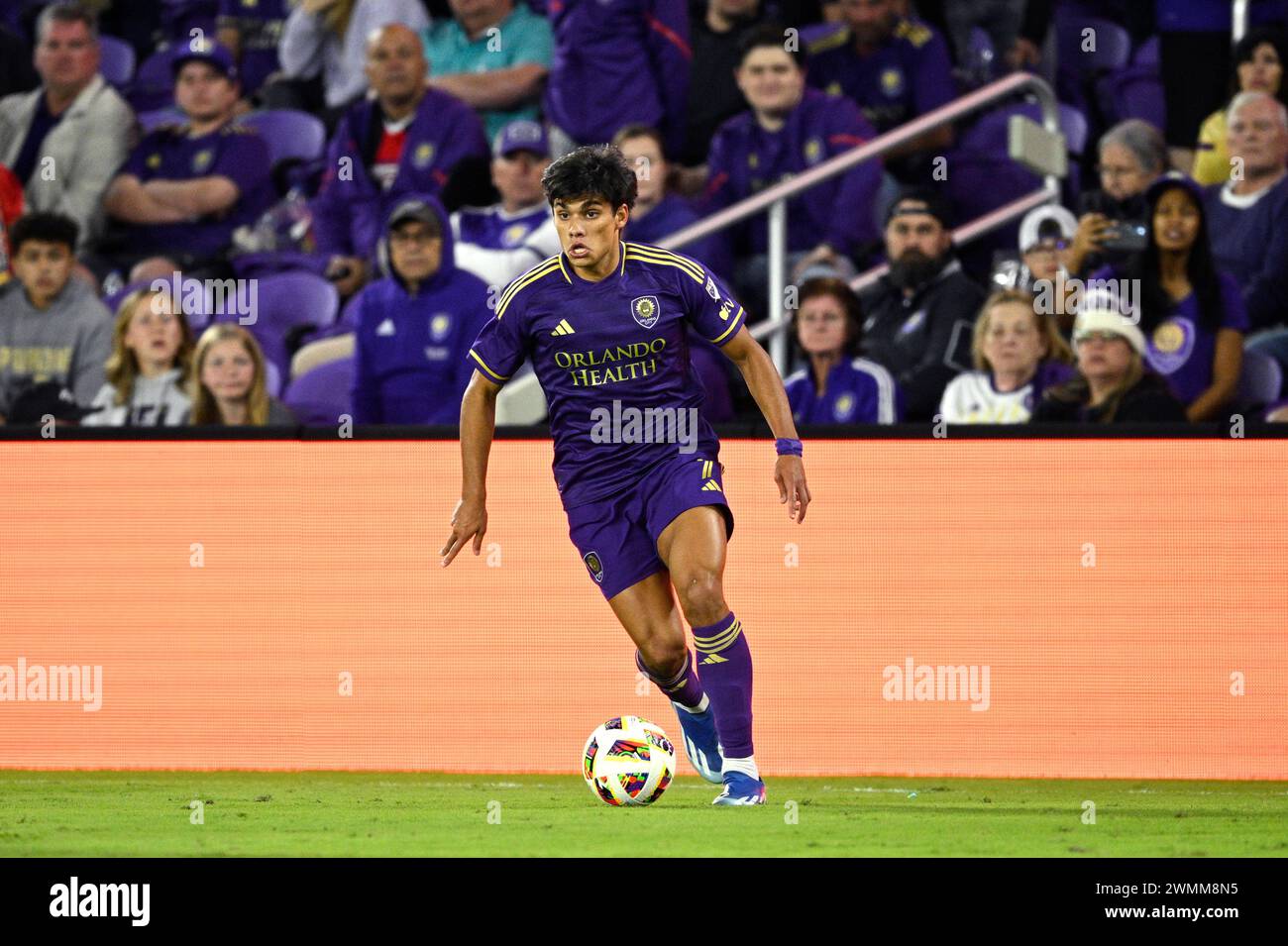 Orlando City forward Ramiro Enrique (7) during an MLS soccer match ...