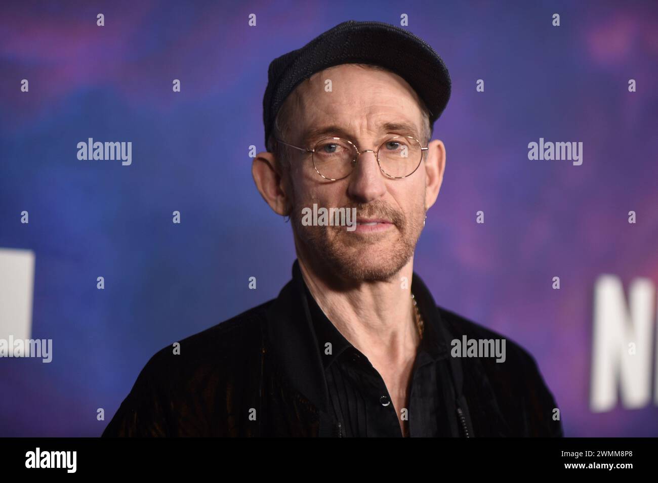 Johan Renck arrives at the premiere of "Spaceman" on Monday, Feb. 26 ...