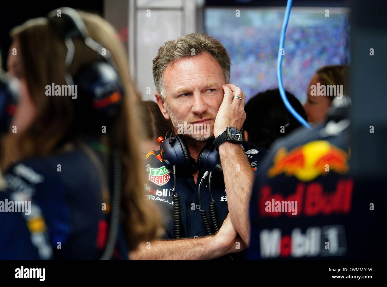 File photo dated 08-07-2023 of Christian Horner. Red Bull's ...