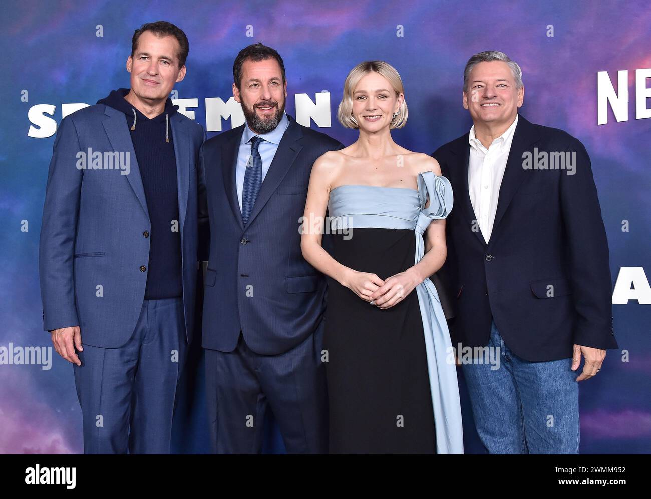 Hollywood, USA. 26th Feb, 2024. Scott Stuber, Adam Sandler, Carey ...