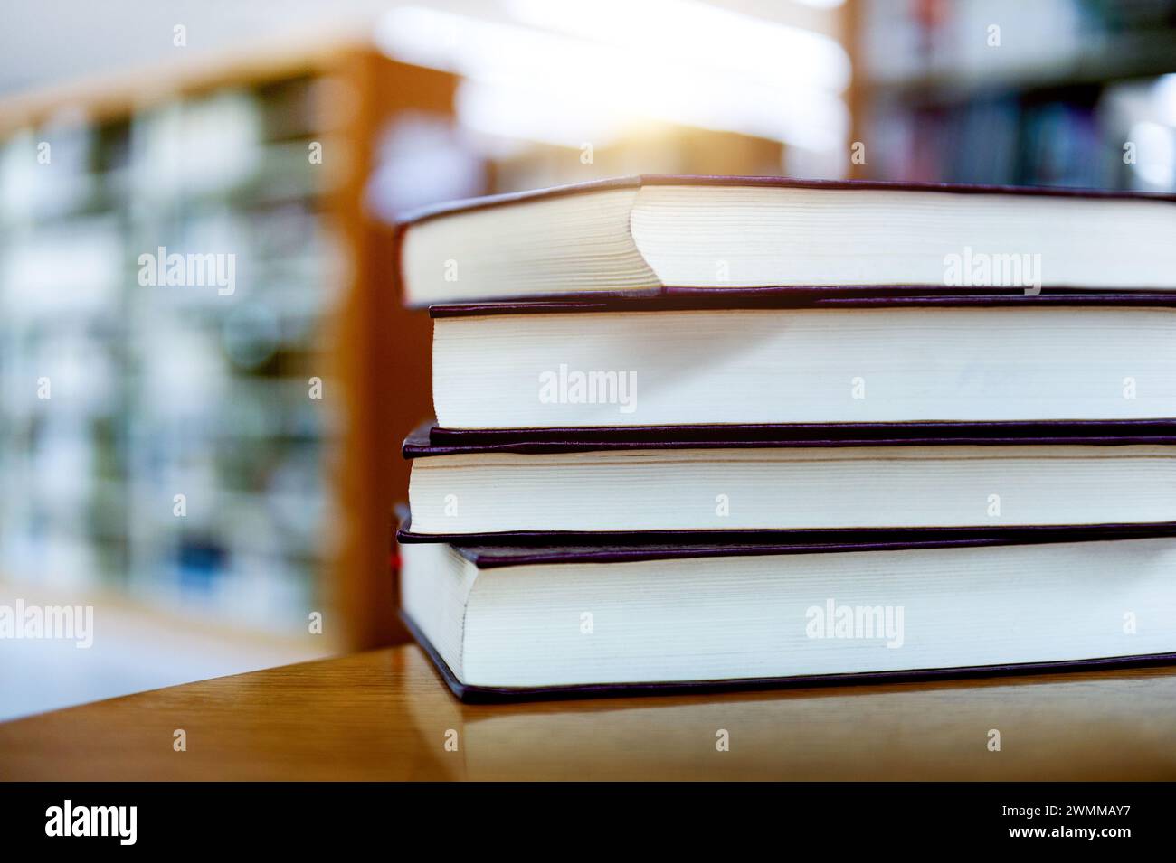 Library desk paperwork hi-res stock photography and images - Alamy