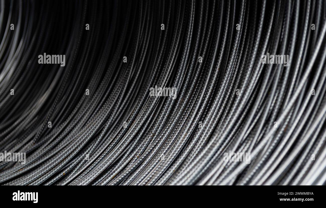 Steel rods used to reinforce concrete Stock Photo - Alamy