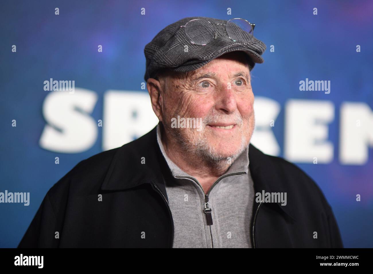 Sandy Wernick arrives at the premiere of "Spaceman" on Monday, Feb. 26 ...