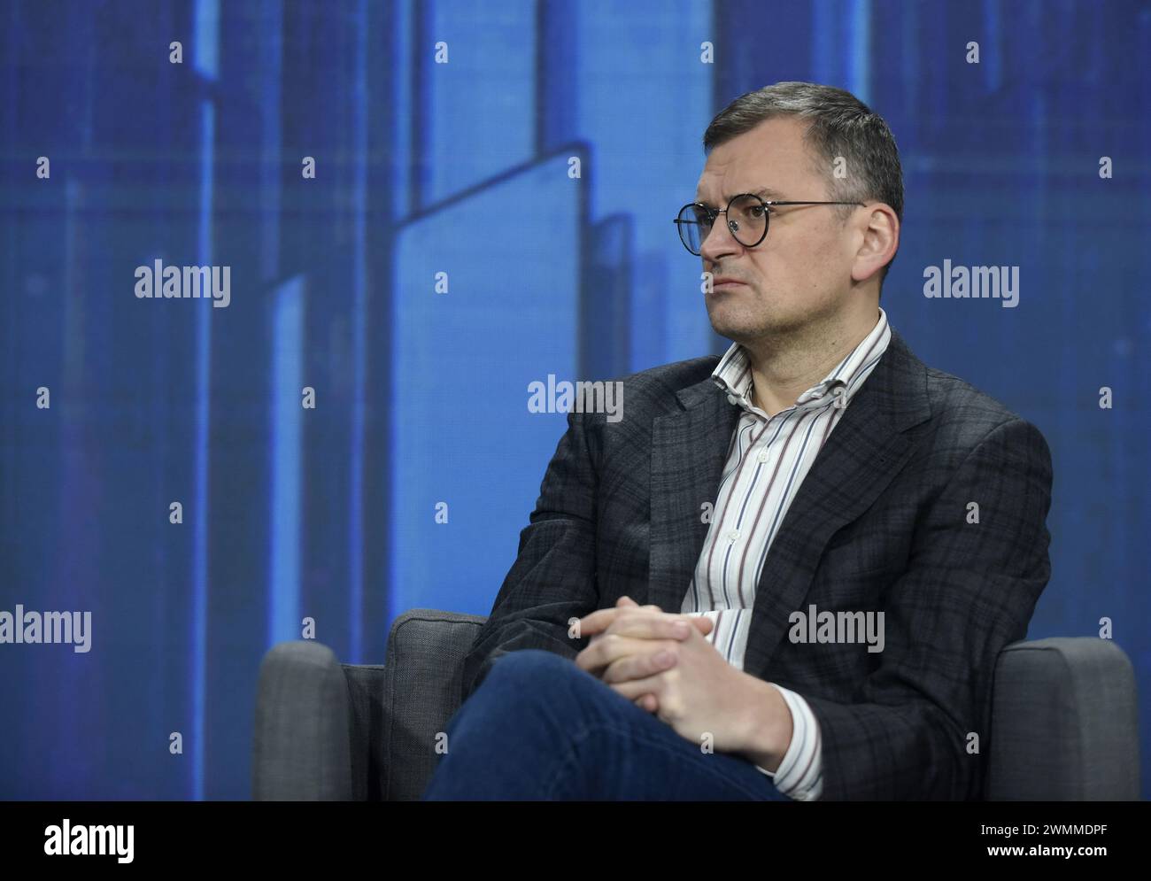 Non Exclusive: KYIV, UKRAINE - FEBRUARY 25, 2024 - Minister of Foreign ...