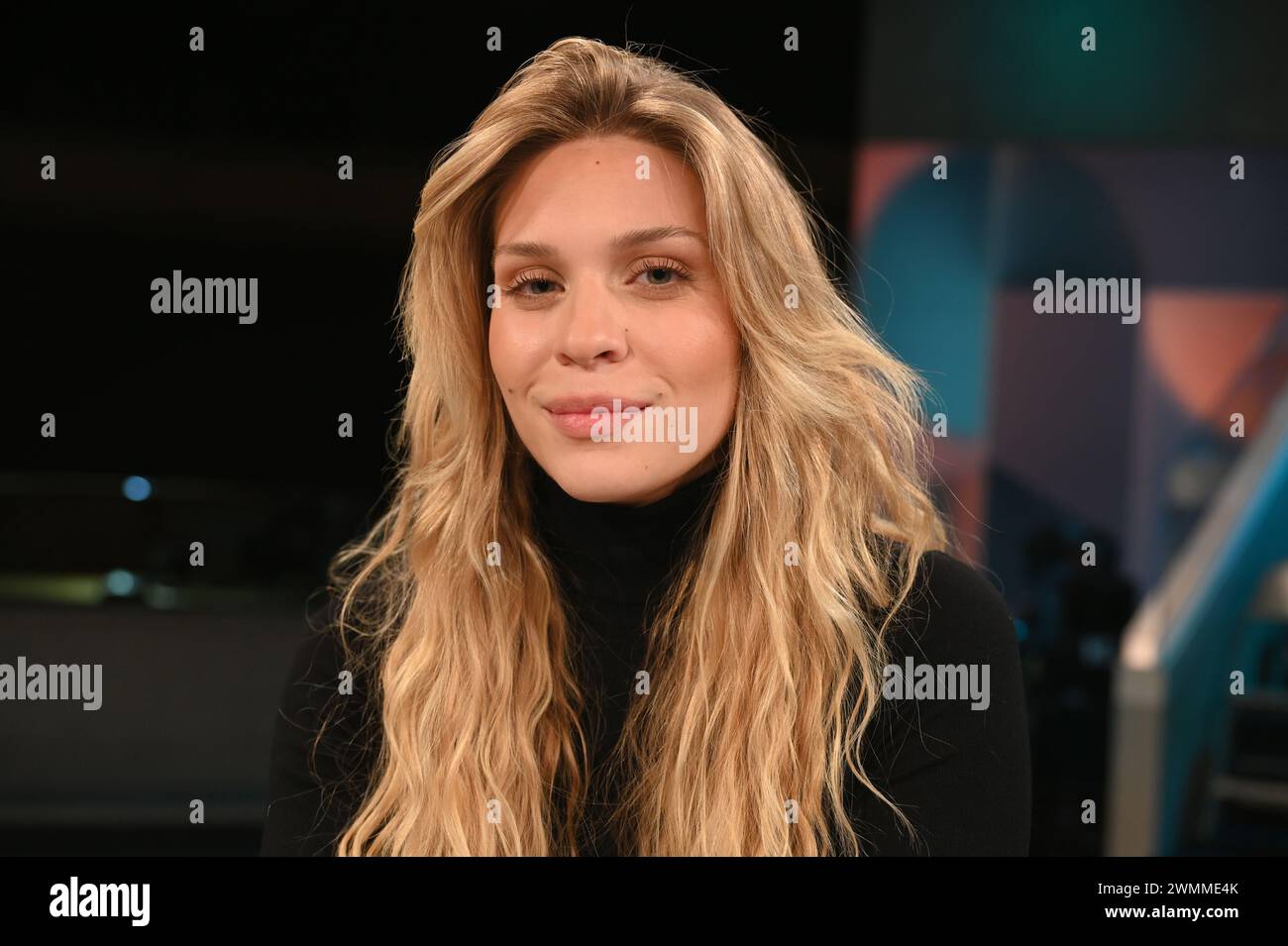 Cologne, Germany. 26th Feb, 2024. Activist Anja Windl, Last Generation ...