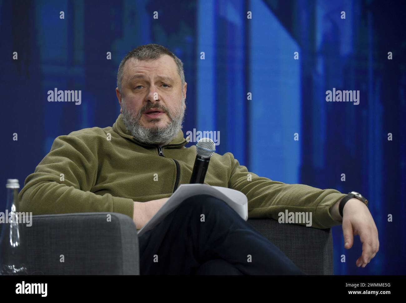 Non Exclusive: KYIV, UKRAINE - FEBRUARY 25, 2024 - Head of the Foreign ...