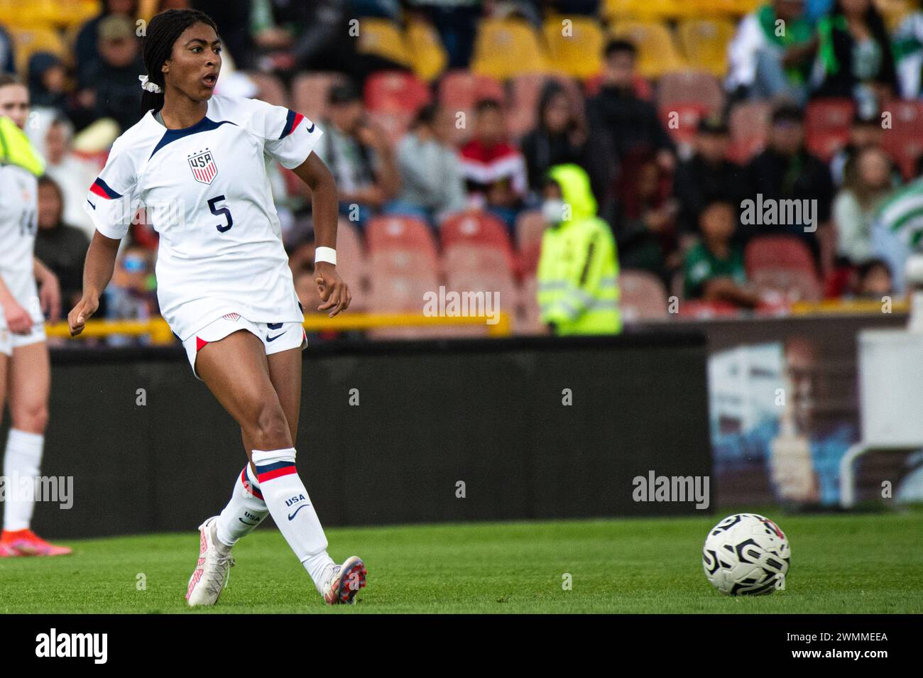 USA Elsie Evans during the Colombia Vs USA Womens U20 friendly ...