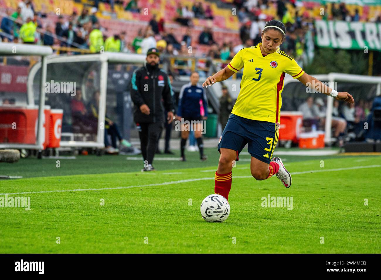 Colombia's Cristina Motta during the Colombia Vs USA Womens U20 ...