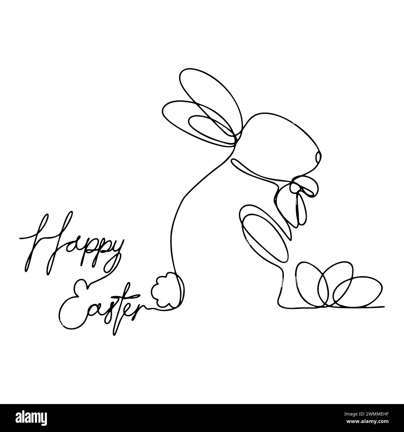 Beautiful eggs line vector hi-res stock photography and images - Alamy
