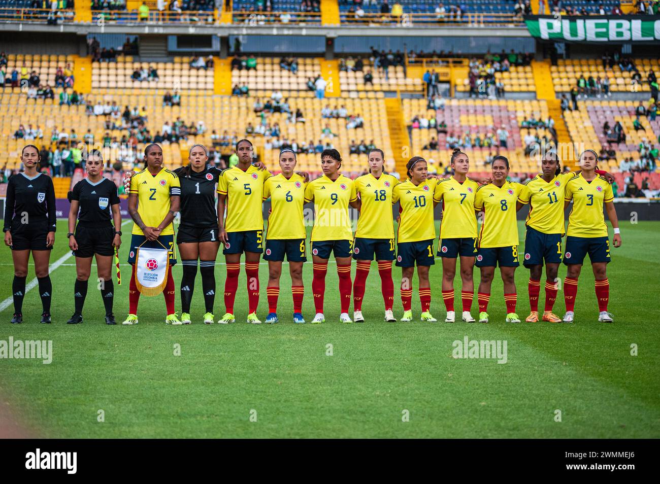 during the Colombia Vs USA Womens U20 friendly preparatory match in ...