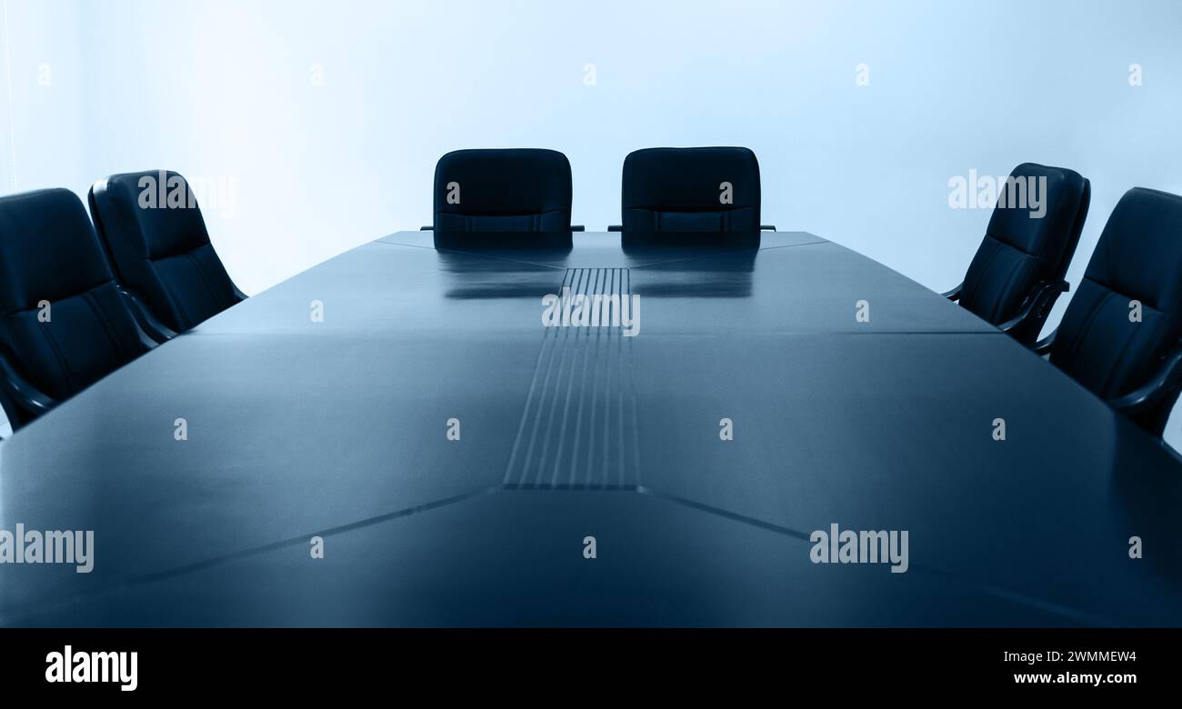 Empty boardroom or meeting room Stock Photo - Alamy