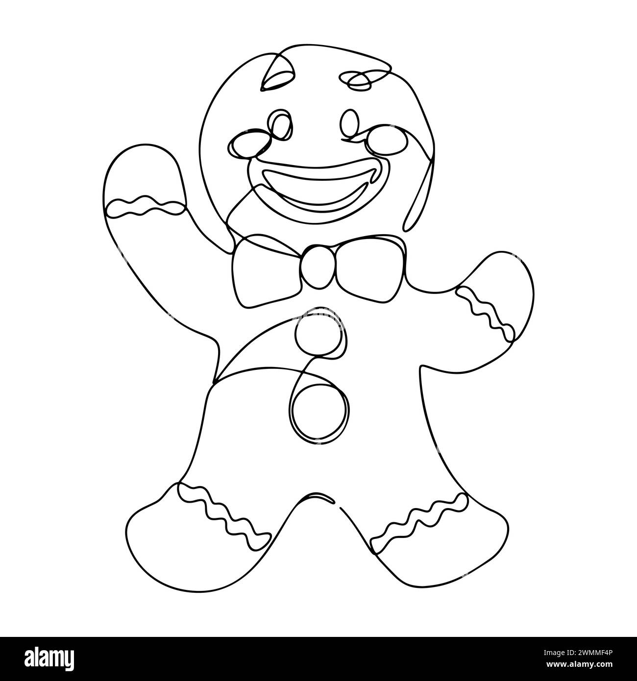 Cookie line drawing hi-res stock photography and images - Alamy