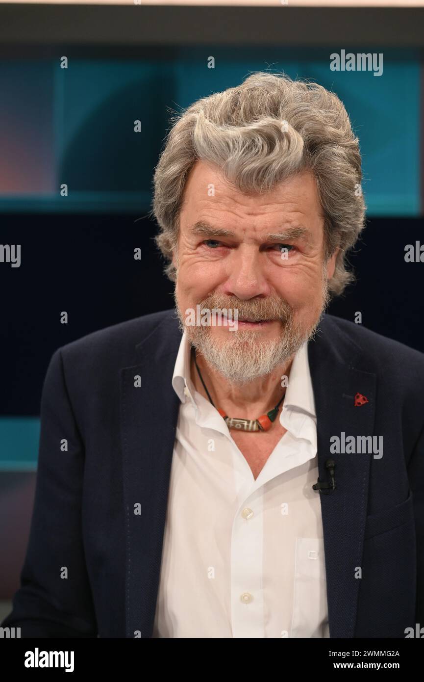 Cologne, Germany. 26th Feb, 2024. Extreme mountaineer Reinhold Messner ...