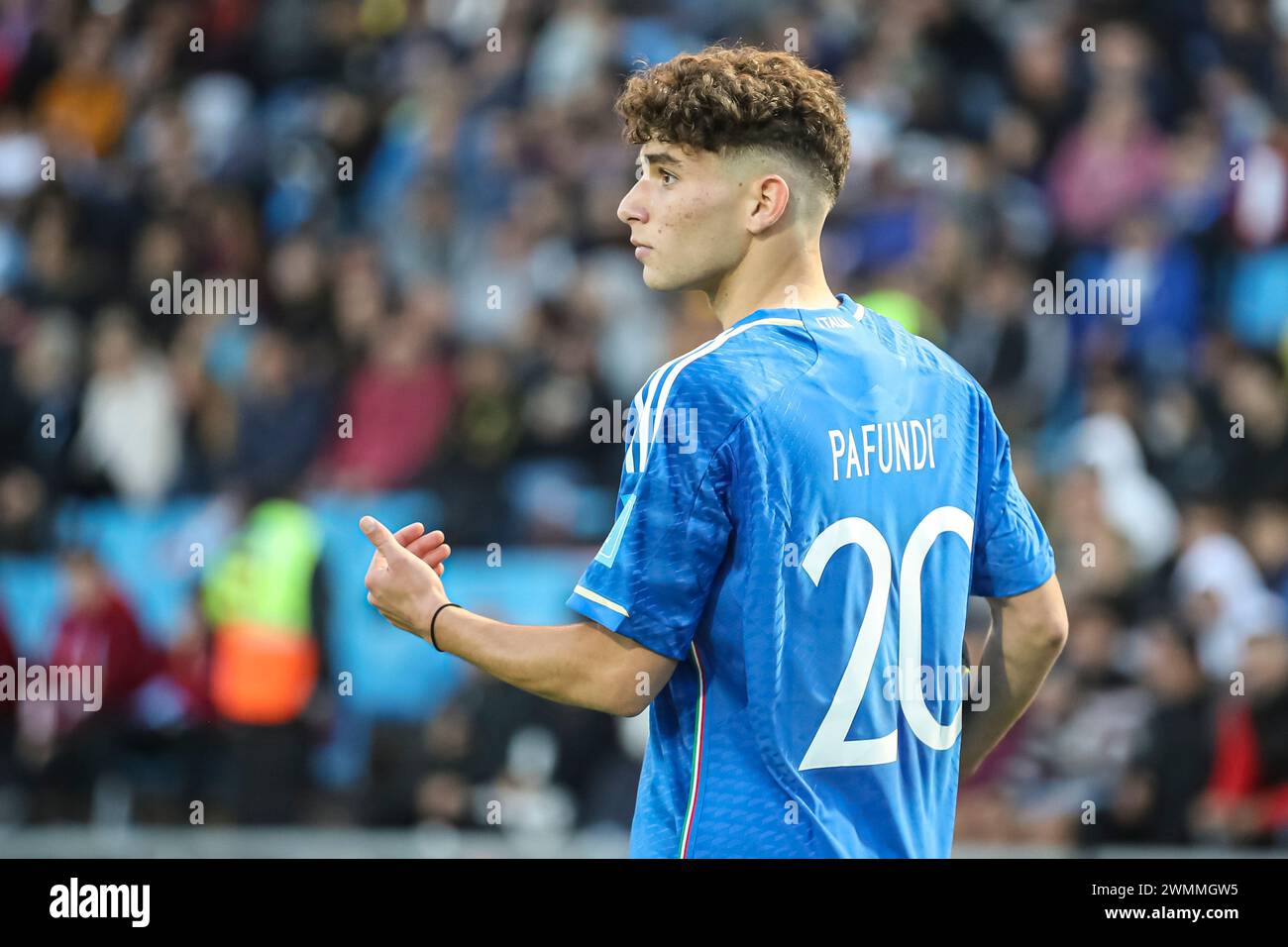 MENDOZA, ARGENTINA - MAY 21: Simone Pafundi of Italy during FIFA U20 ...