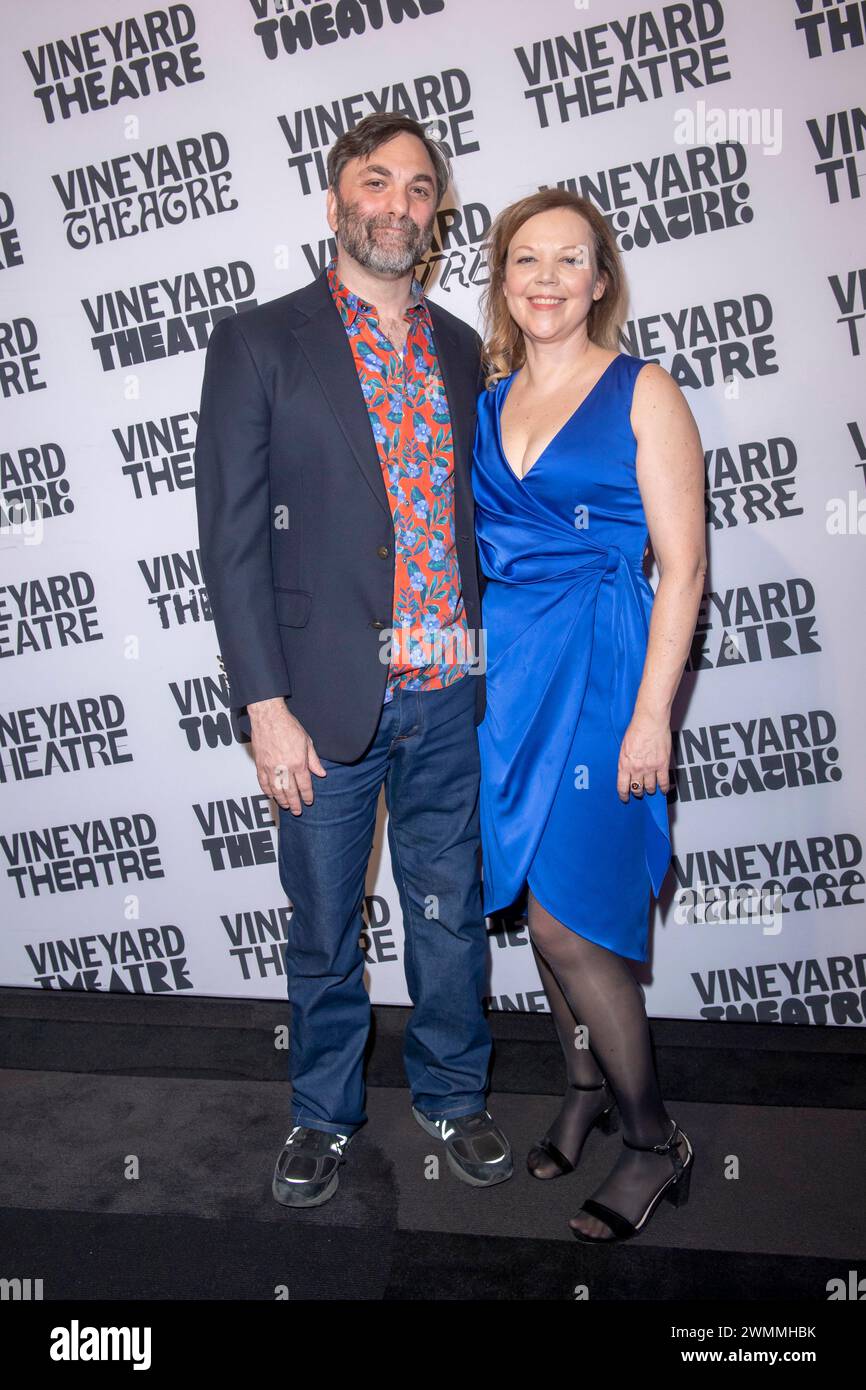 Christopher Shinn and Emily Bergl are attending the Vineyard Theatre ...