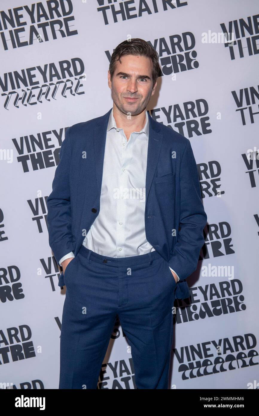 New York, United States. 26th Feb, 2024. Haskell King is attending the ...