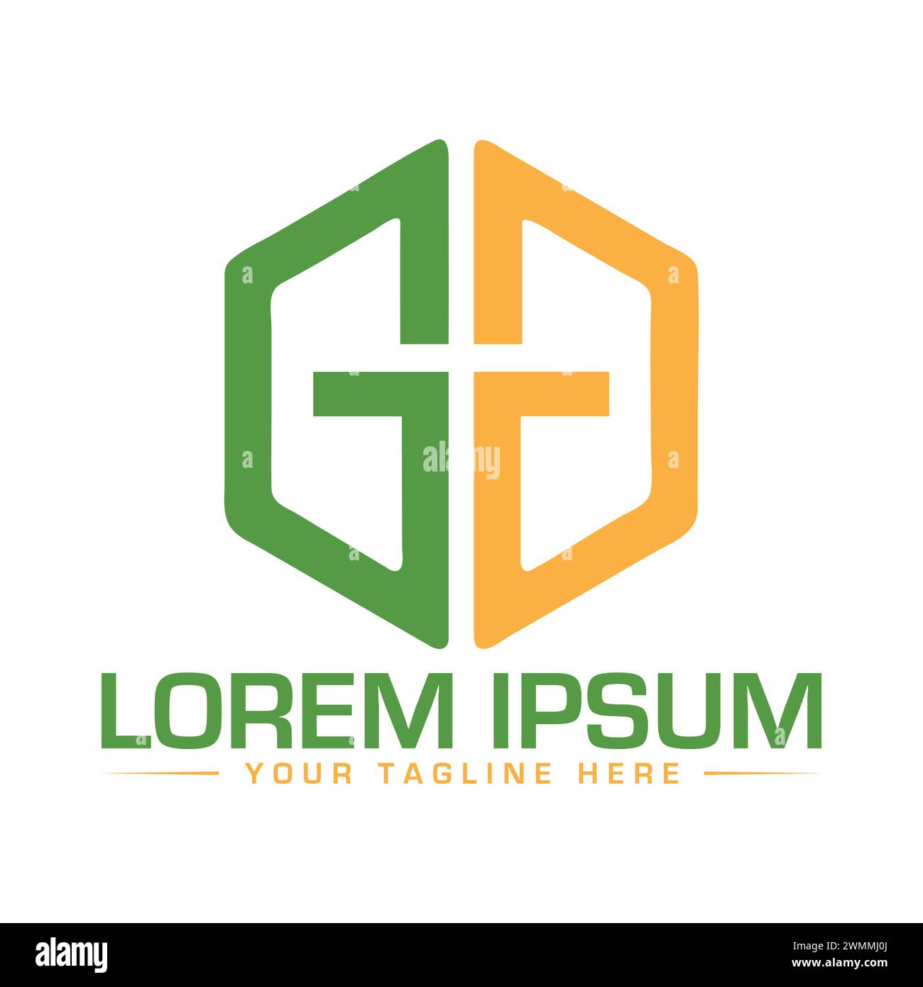 G Letter Logo Design. Unique G Logo Design Stock Vector Image & Art - Alamy