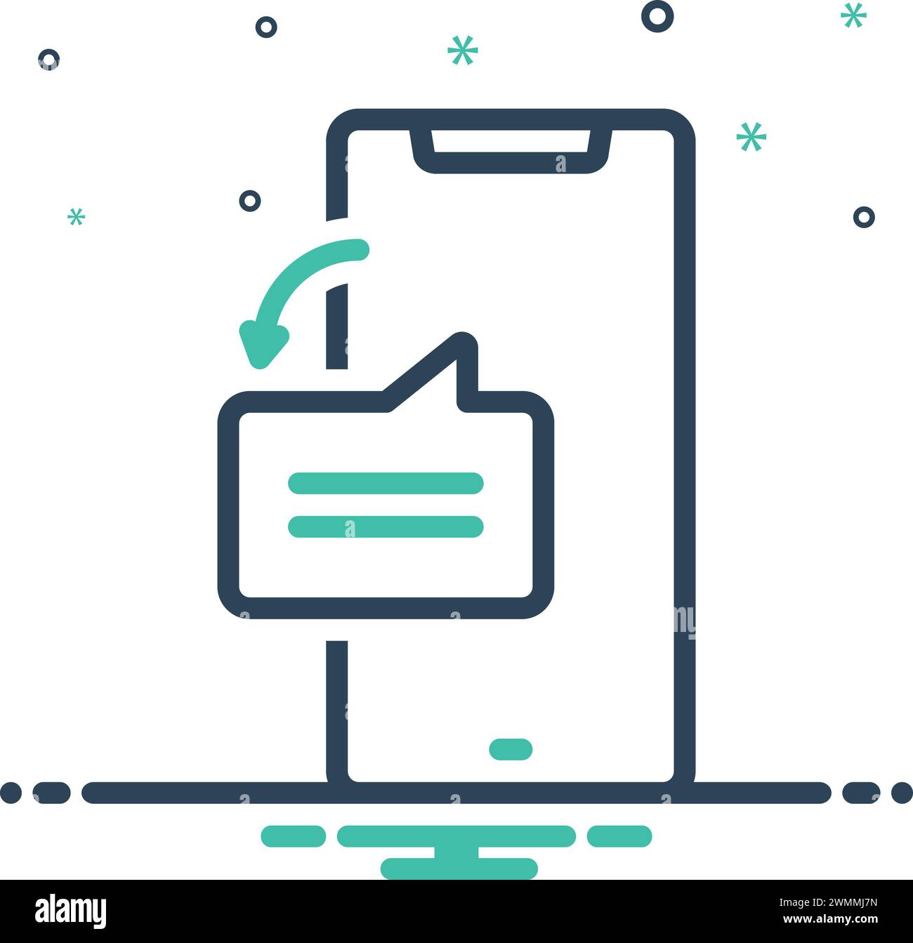 Icon for thru,direct Stock Vector Image & Art - Alamy