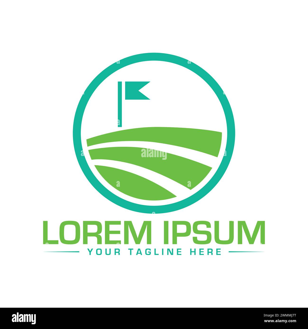 Golf Logo Design, Unique Golf Logo Design Stock Vector Image & Art - Alamy