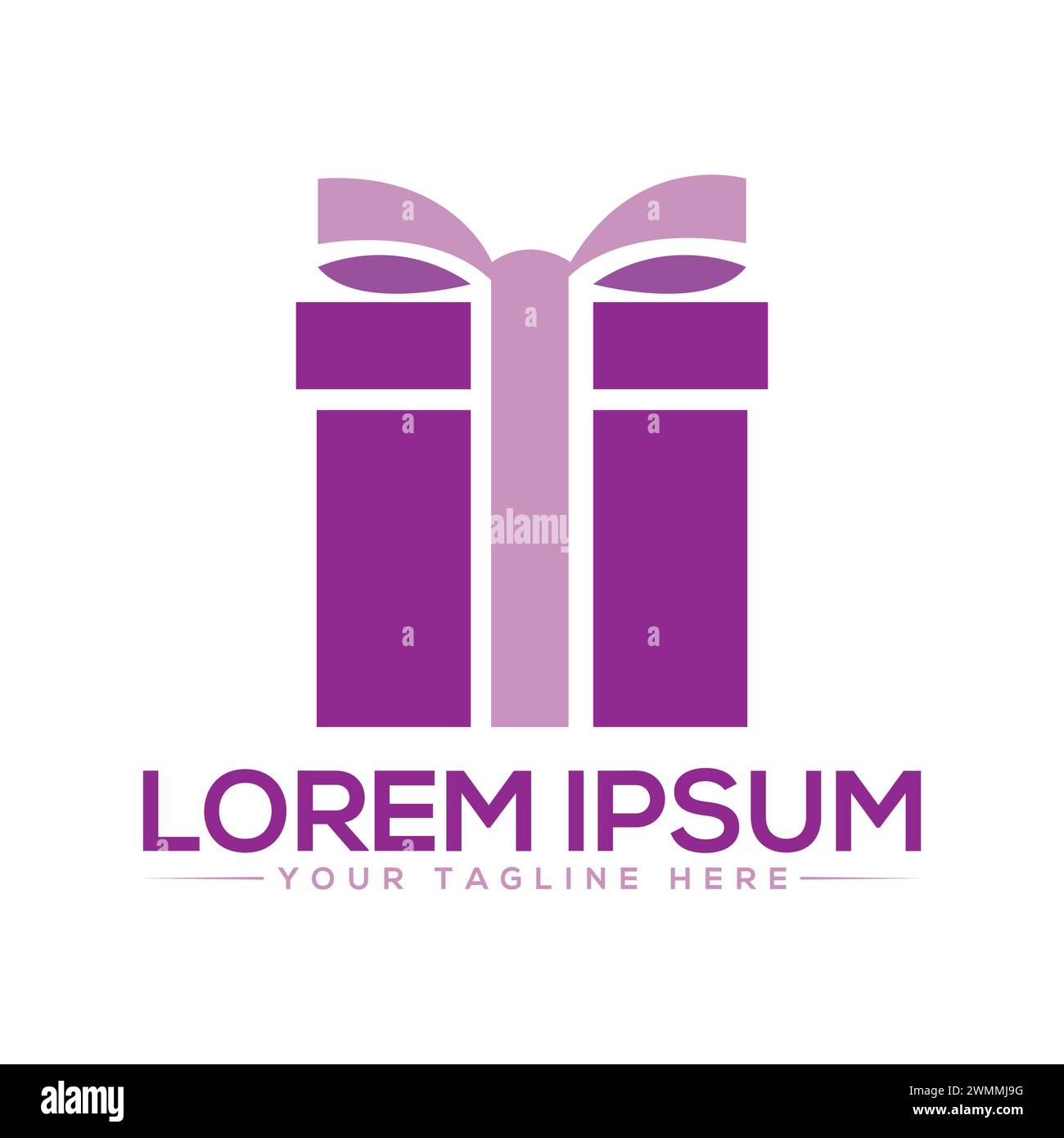 Gift Box Logo Design Stock Vector Image & Art - Alamy