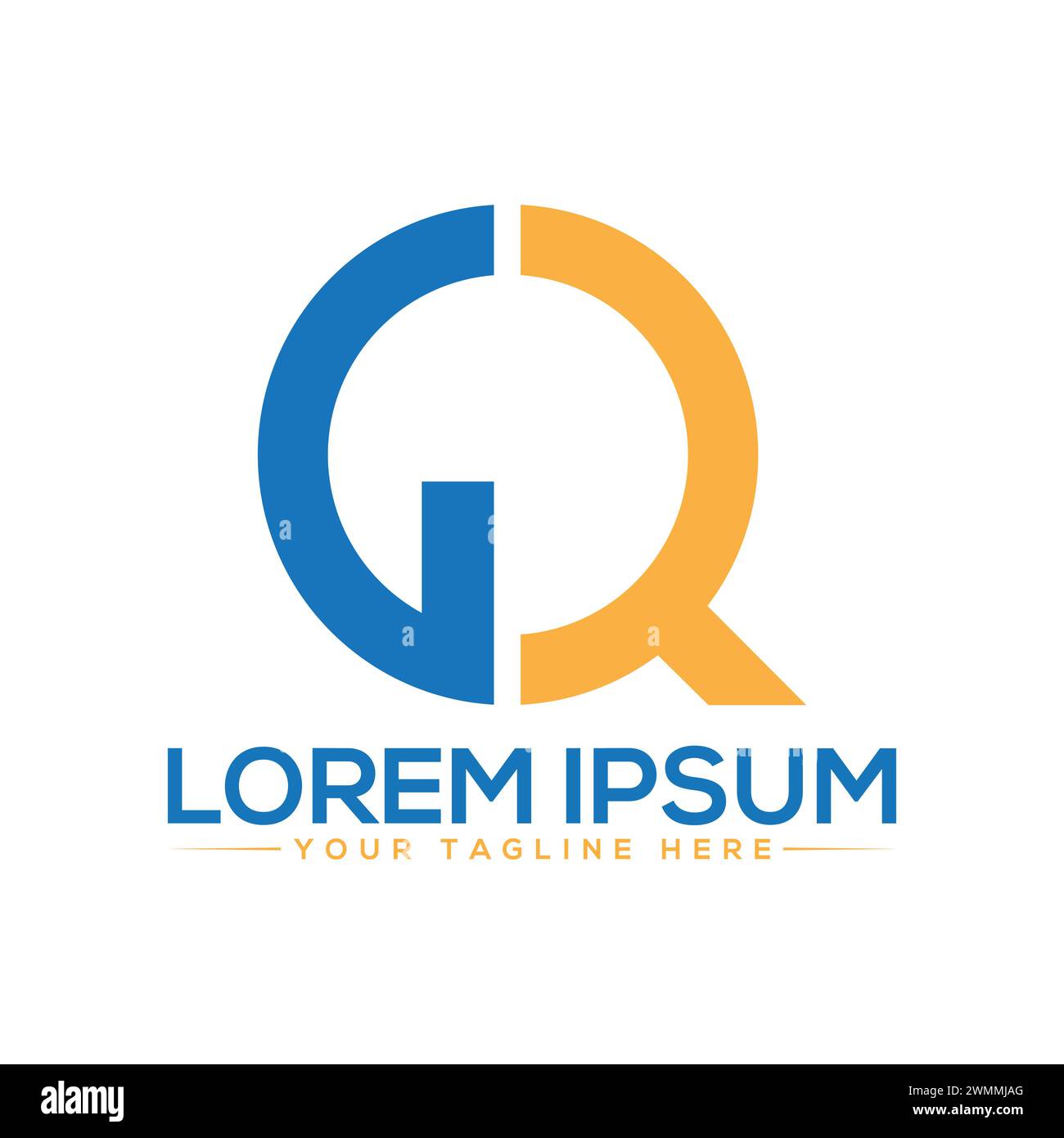 GQ Letter Logo Design, Unique and Professional GQ Logo Design Stock ...