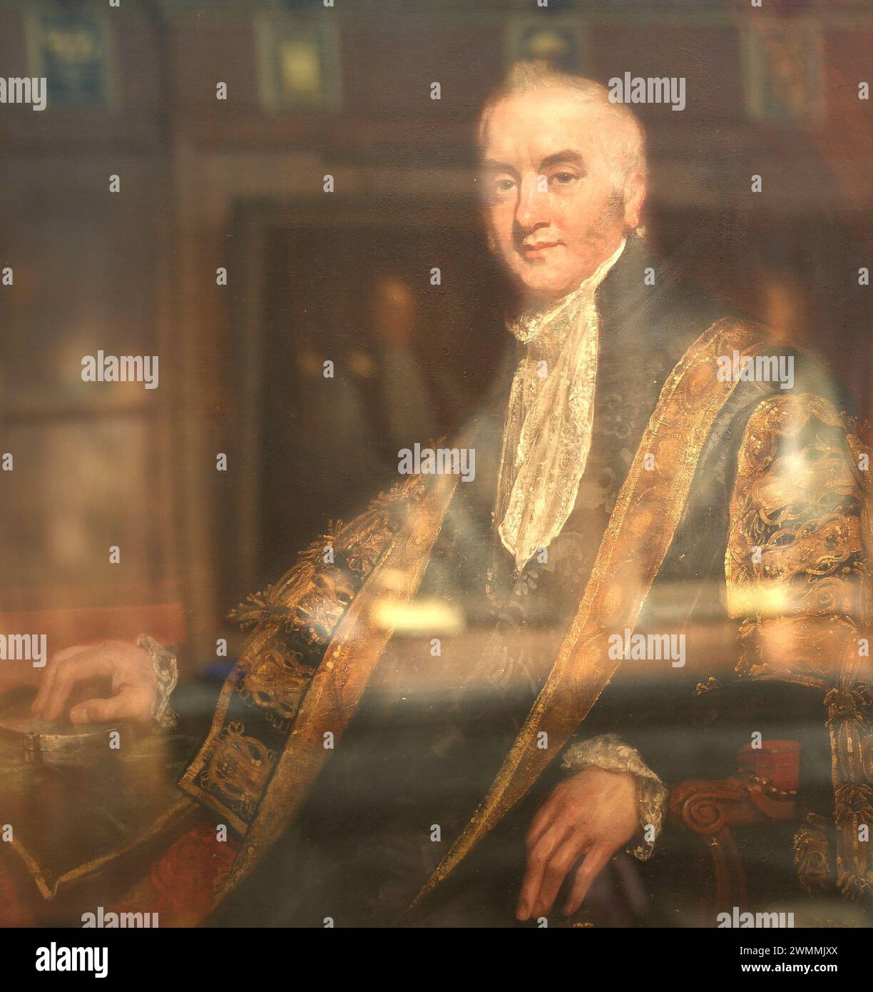Portrait painting of Nicholas Vansittart, chancellor of the exchequer ...