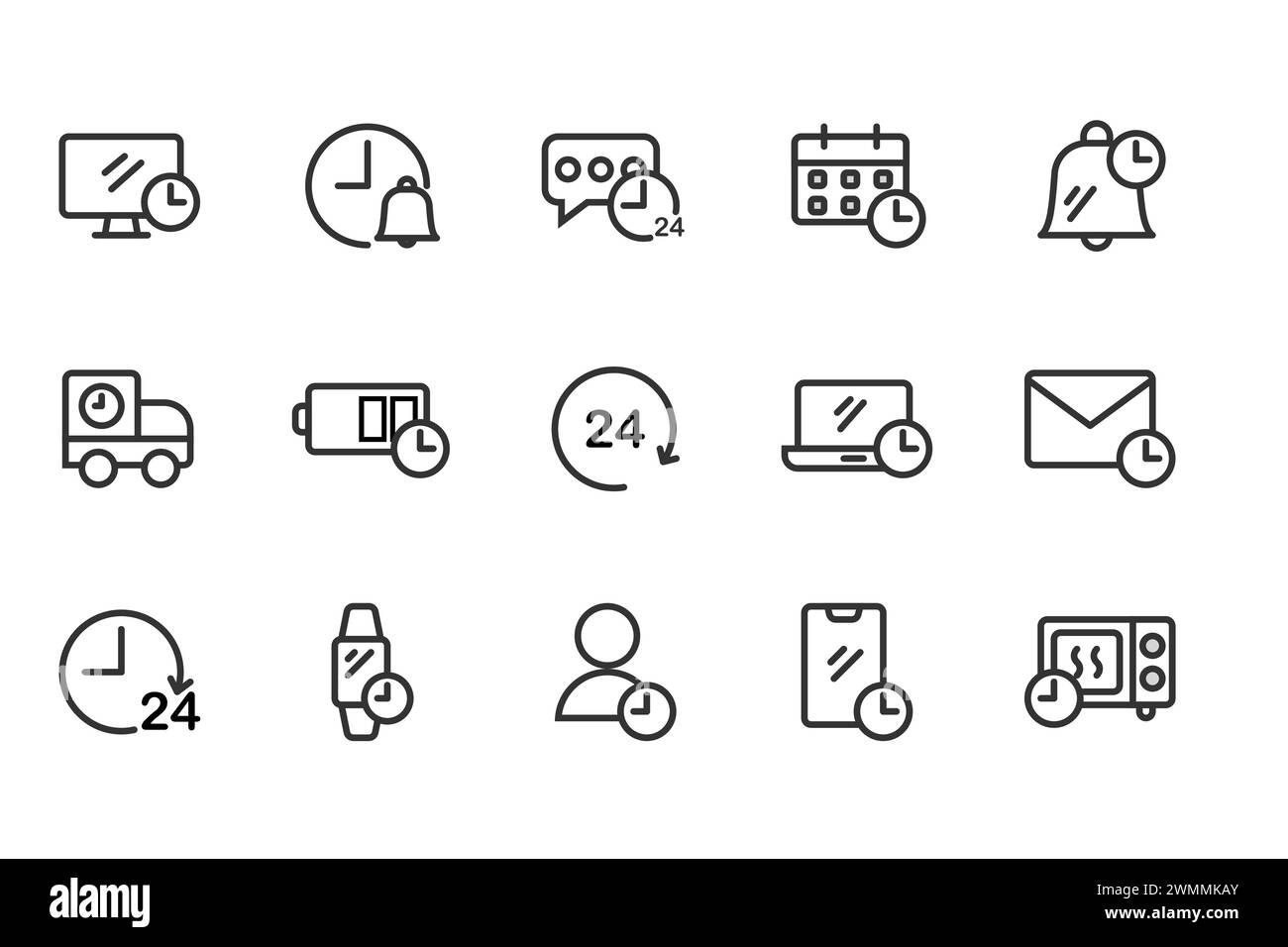 E-Commerce set of web icons in line style. Online shopping icons for web and mobile app. Vector ...