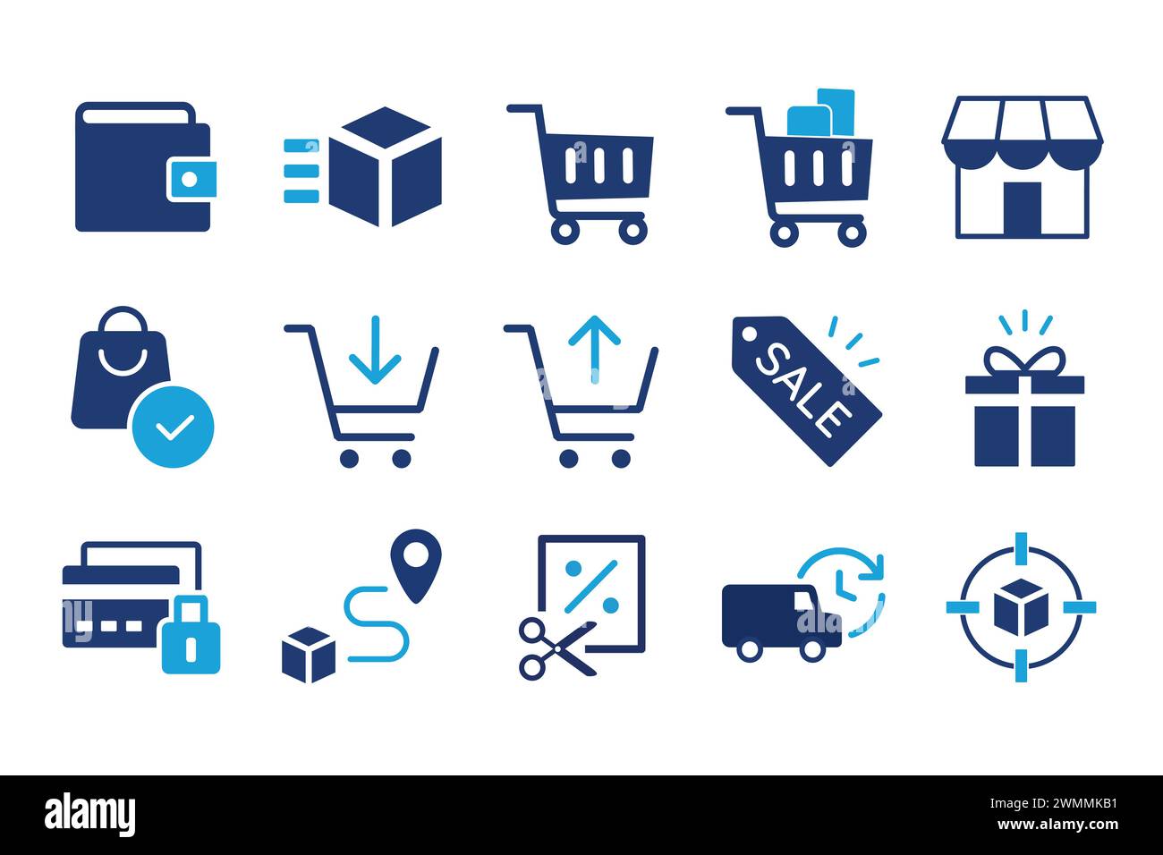 Delivery elements Stock Vector Images - Alamy