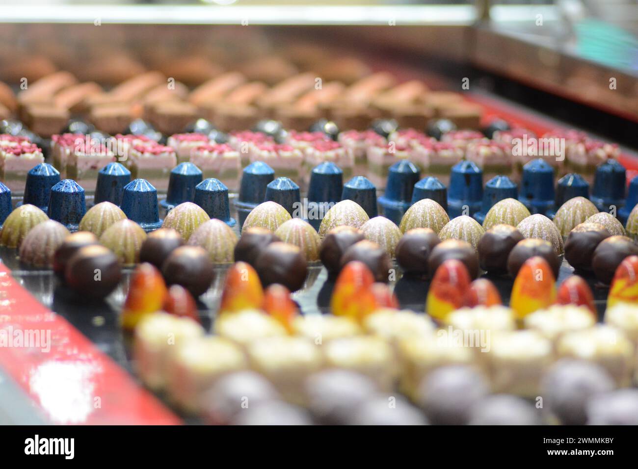 Luxury chocolates display hi-res stock photography and images - Alamy