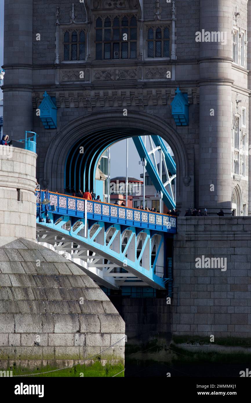 Tower bridge details, London, UK Stock Photo - Alamy