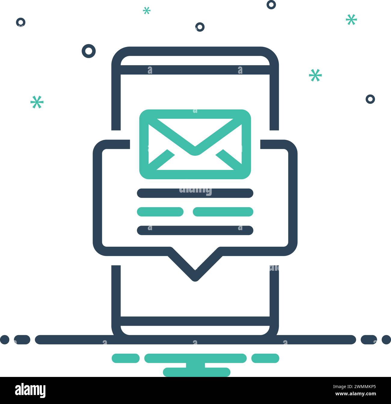Icon for sms,email Stock Vector Image & Art - Alamy