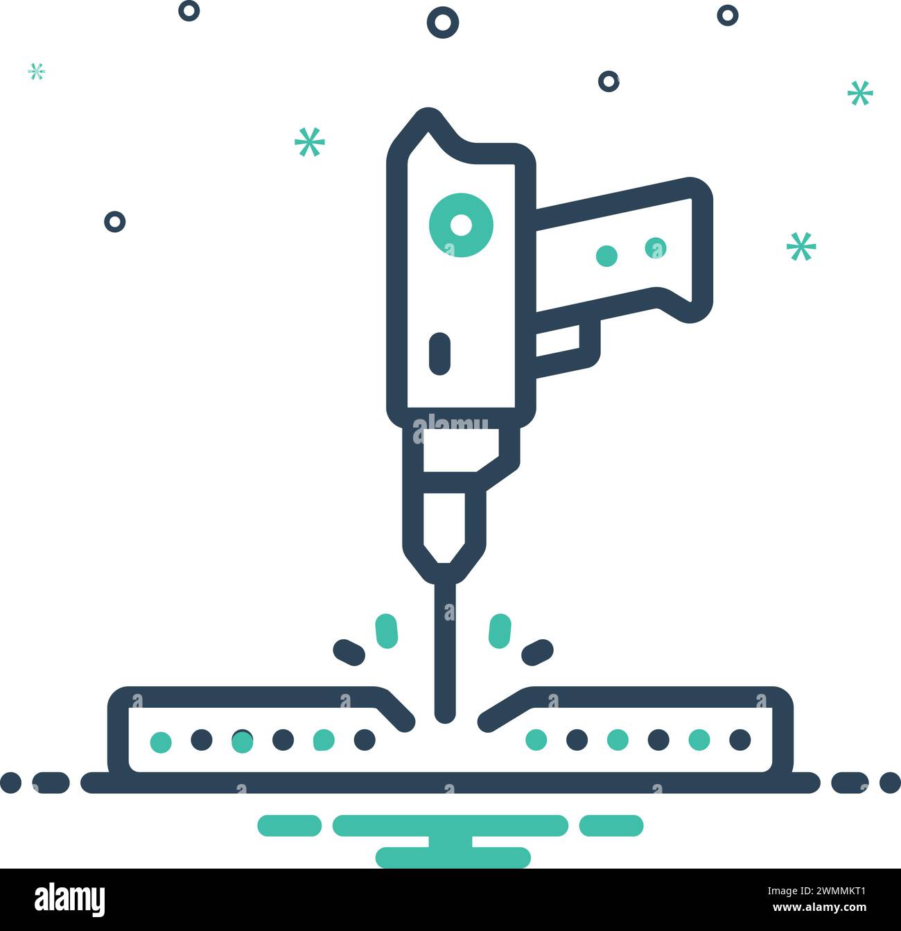 Drilling hole Stock Vector Images - Alamy