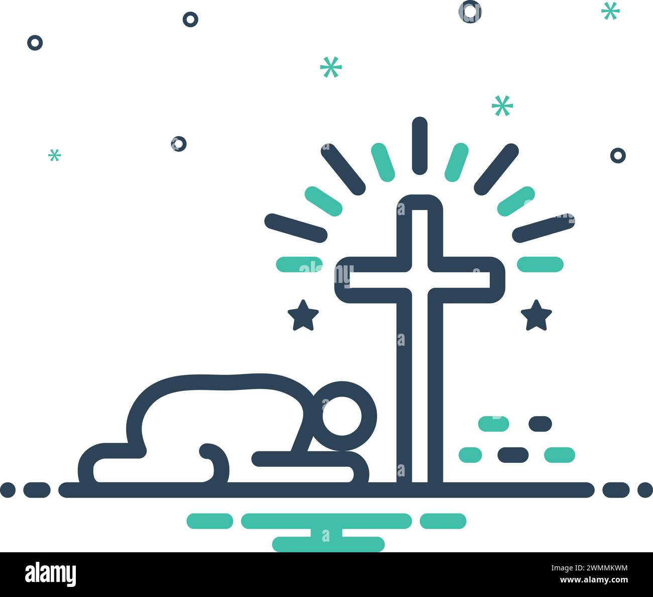 Symbol for sin Stock Vector Images - Alamy