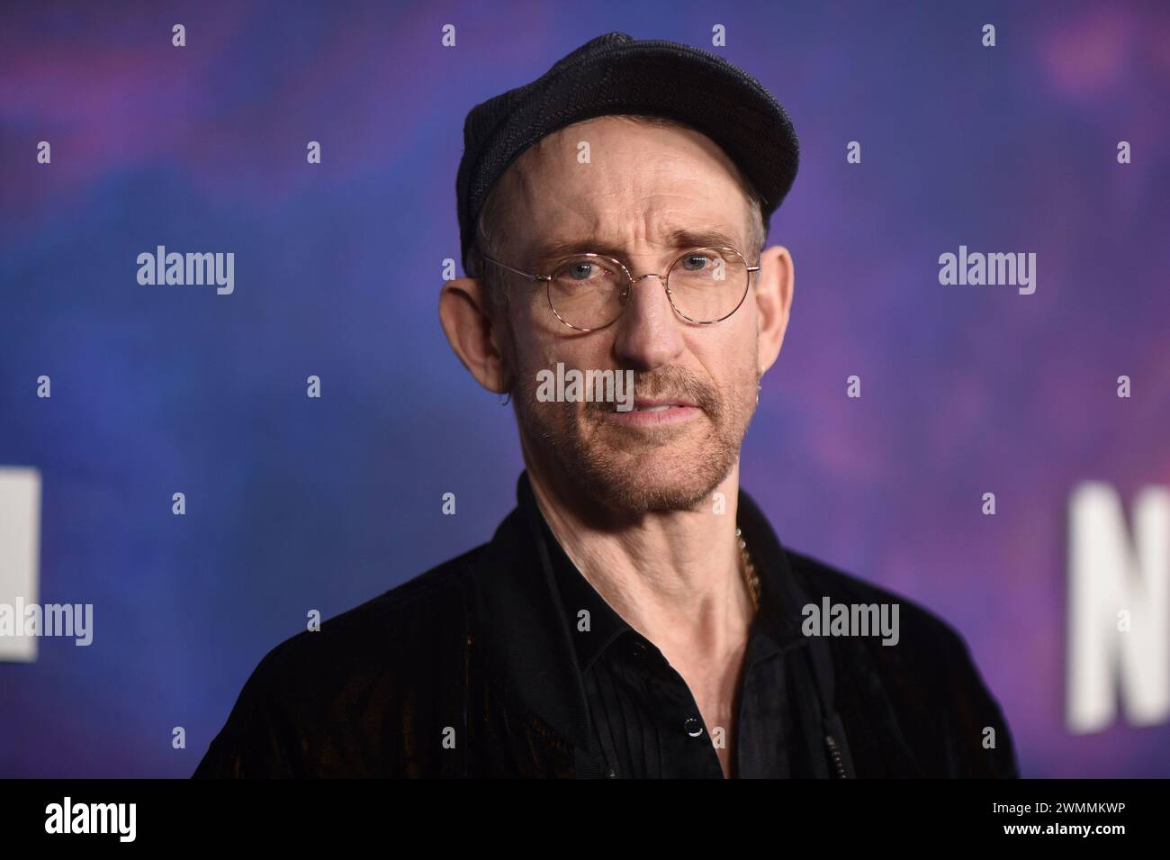Johan Renck arrives at the premiere of "Spaceman" on Monday, Feb. 26 ...