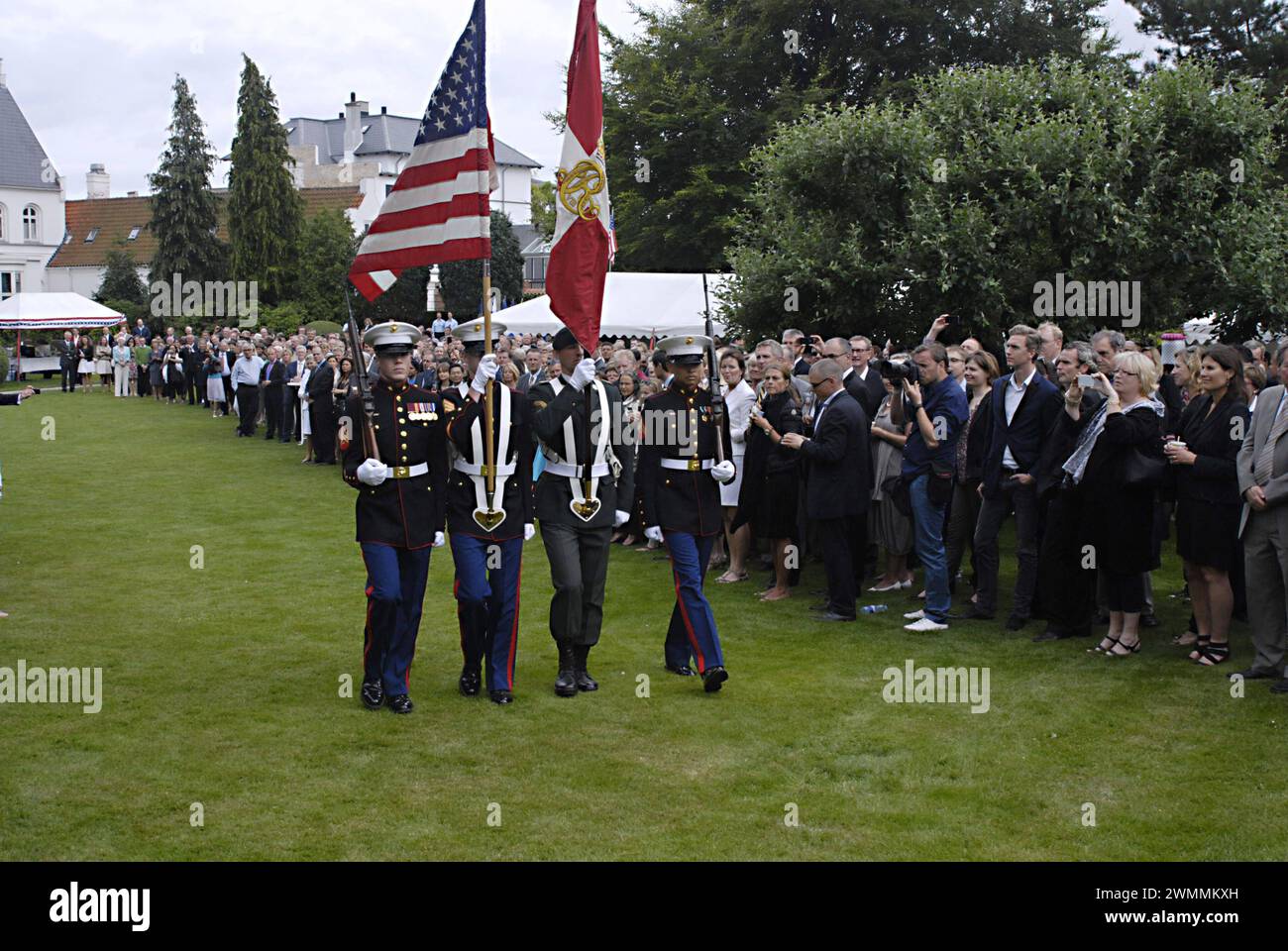 DENMARK / COPENHAGEN Louri S. Fulton american ambassador to Denmark ...