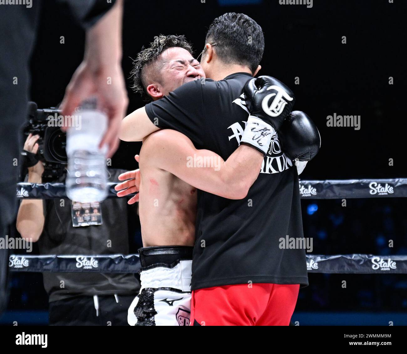 Champion Takuma Inoue Japan won the WBA bantamweight title boxing bout ...