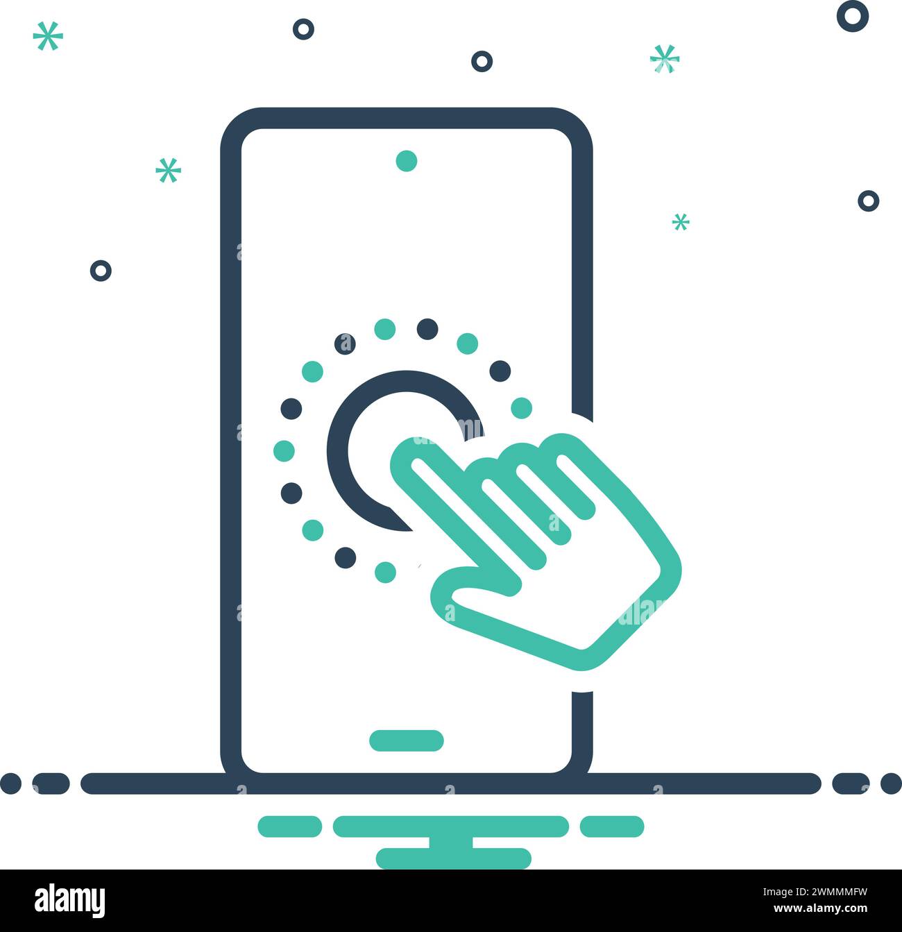 Icon for clicking,click Stock Vector Image & Art - Alamy