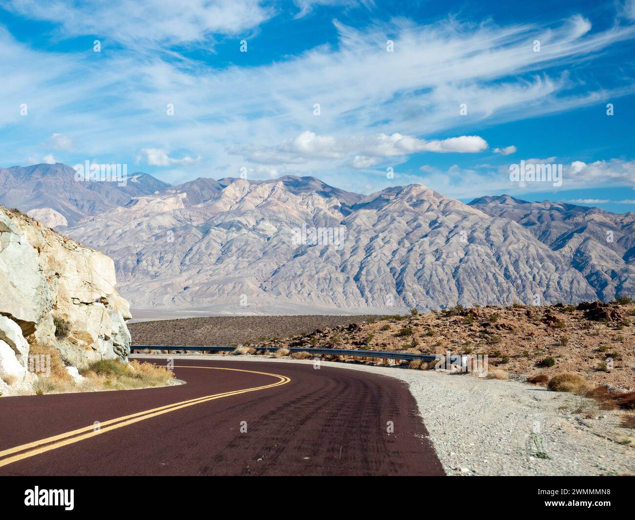 entering Panamint Valley from Searles Valley on CA 178 Stock Photo - Alamy